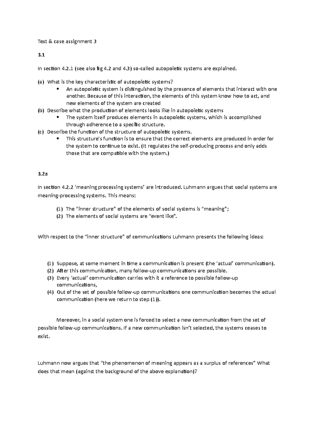 Text-Case-Assignemt 3 Thijs Richard Haiko - Text & case assignment 3 In section 4.2 (see also ...