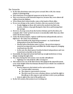 1 24 Lecture - These are my notes on the Byzantine era as a modern ...