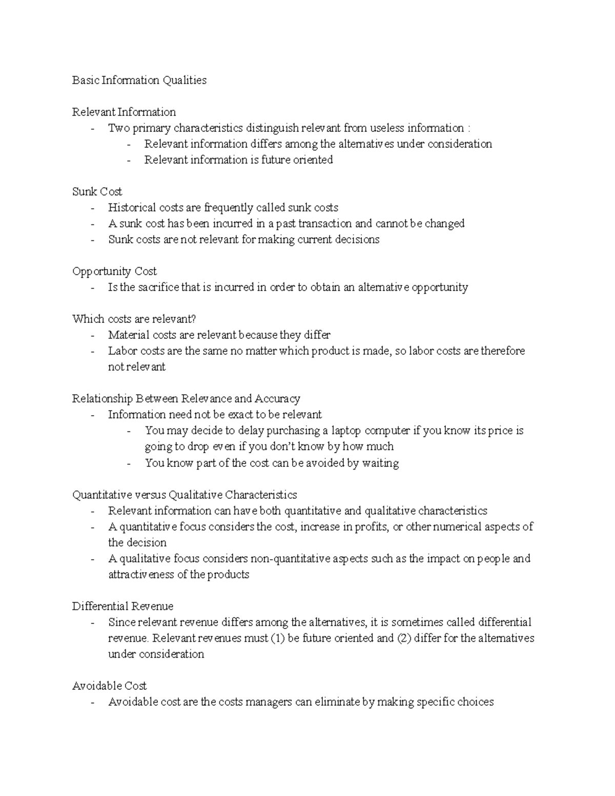 ACCT204 Module 8 notes - Professor Kleinman - Deprecated API usage: The ...