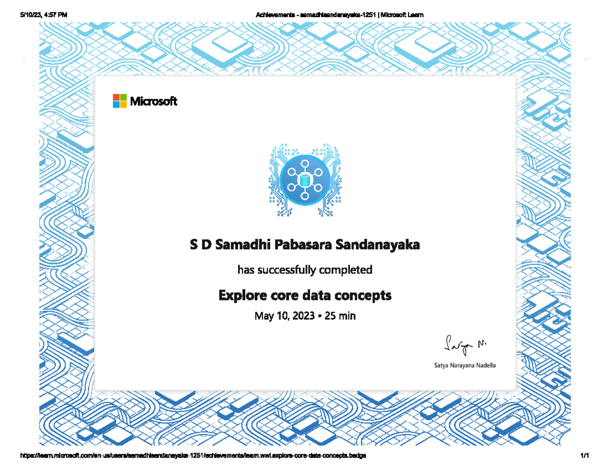 Data concepts - HND In Computing - 25 min Sarger N. Satya Narayana ...