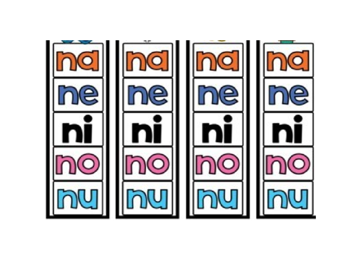 Fonema N - Lenguaje Y Comunicación - na na na ne ne ne ne ni ni ni ni no no no no nu nu nu nu na ...