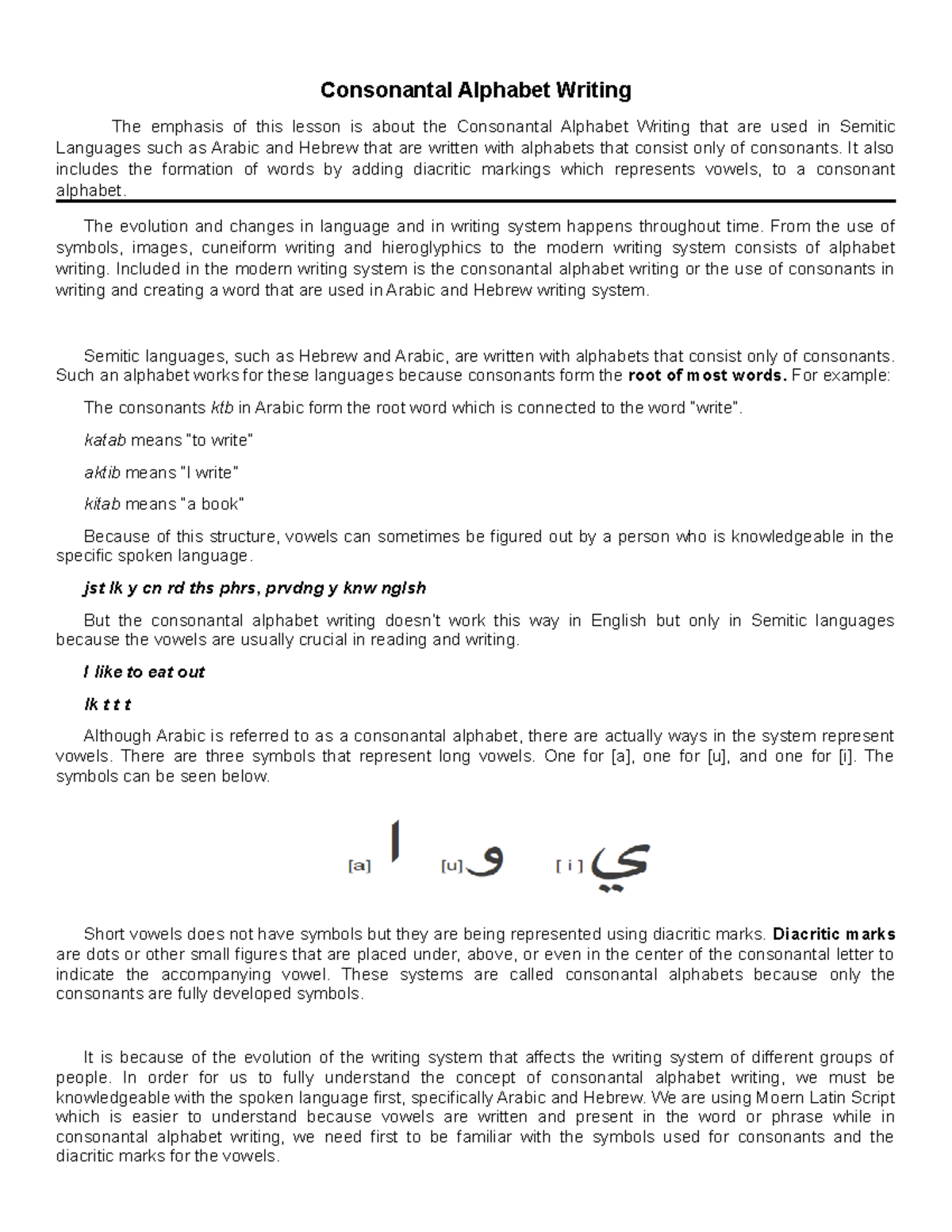 Consonantal - Language, Culture, and Society-Study Guides - Consonantal ...