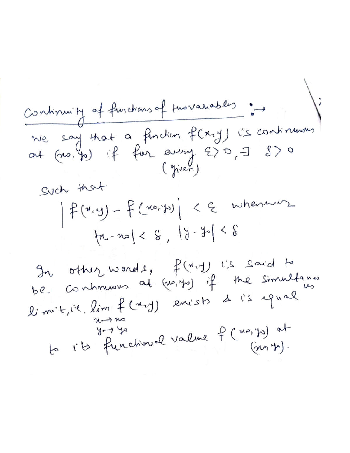 MA11003-Lecture-6 - MATHS CALCULUS - continuity of functions of tho ...