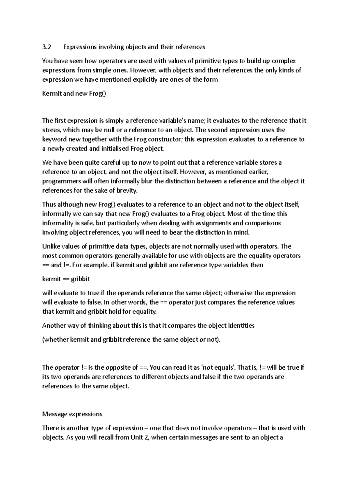 Unit 3 - 3 - in depth notes from each of the units of the M250 module ...