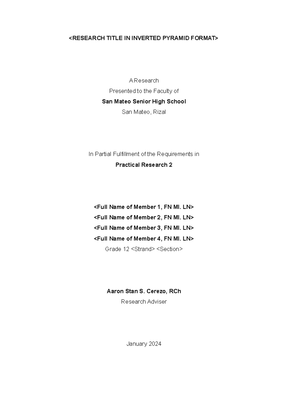 Full Research Paper Template - A Research - Studocu