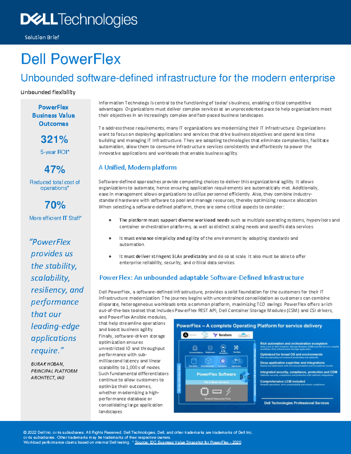 solution brief of the modern - © 2020 Dell Technologies or its ...