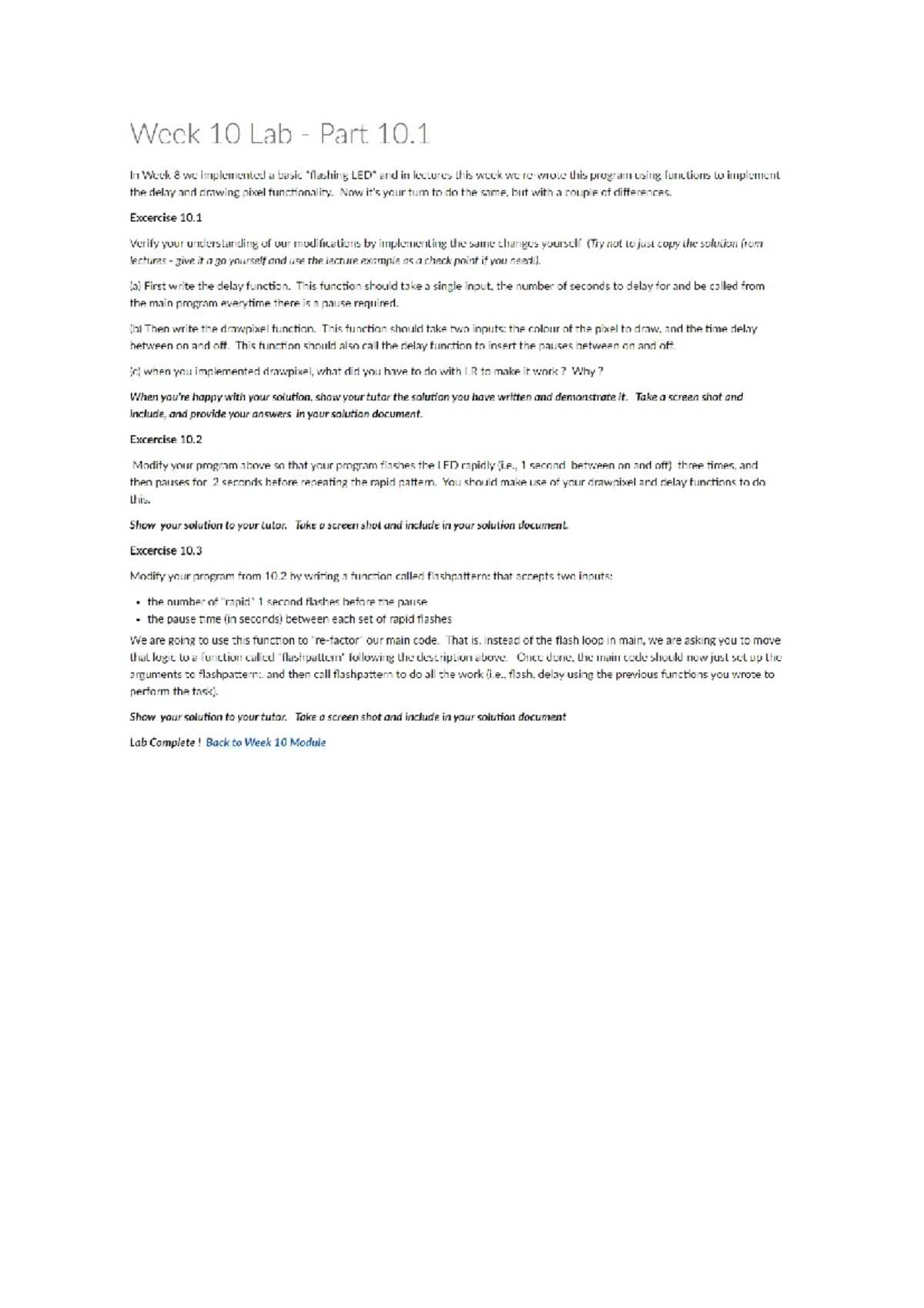 COS10004 Lab 10 - Lab 10 - COS10004 - Studocu