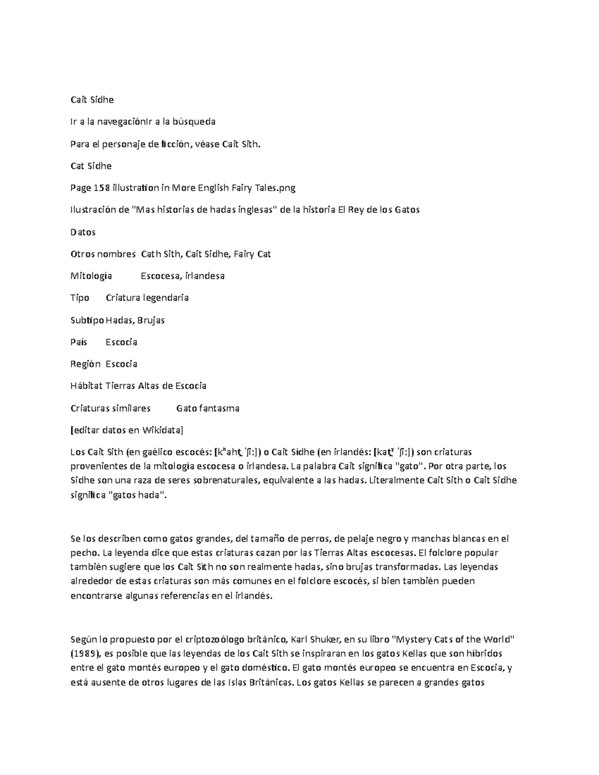 Cat - vale la pena estudiar - Cait Sidhe Ir a la navegaciónIr a la ...