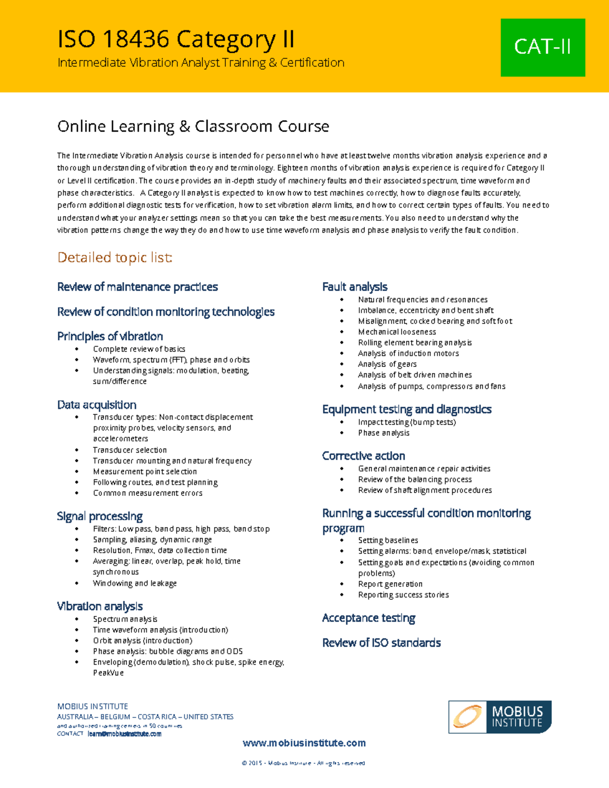 Iso 18436-2 vibration analysis cat - ii topics published 1546436672 ...