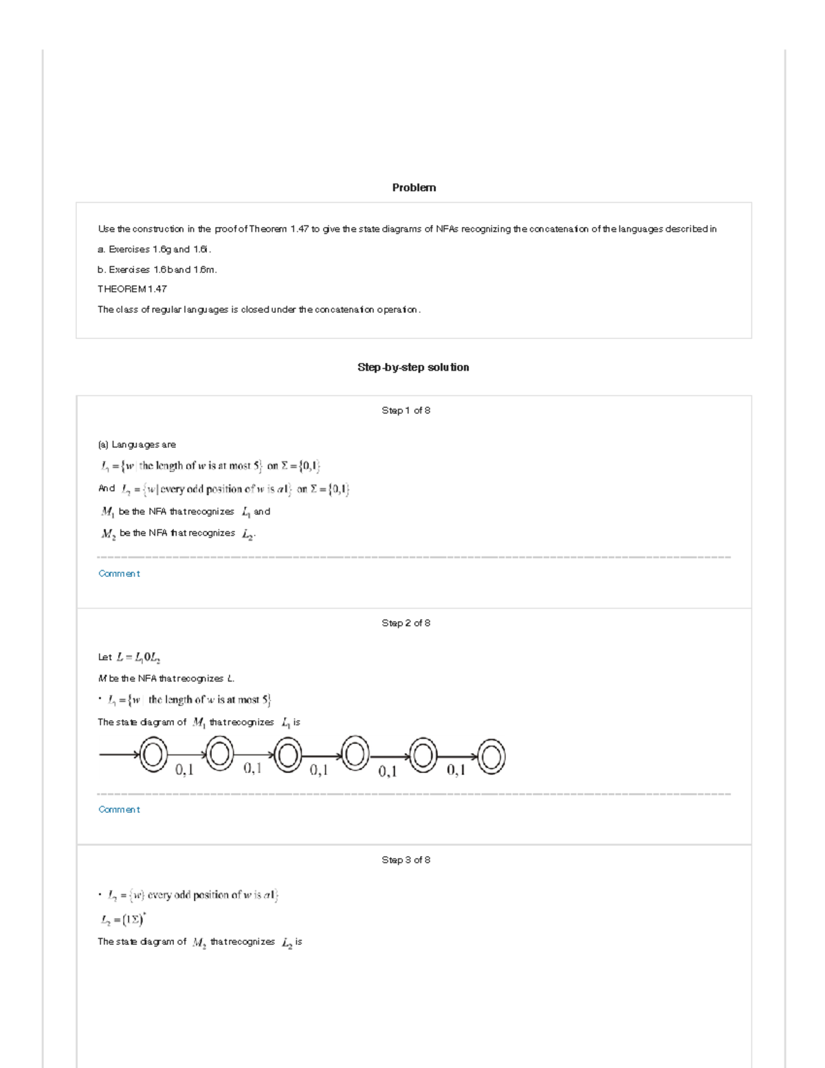 9 - theory of automata chapter#1 question 9 - Problem Use the construction in the proof of ...