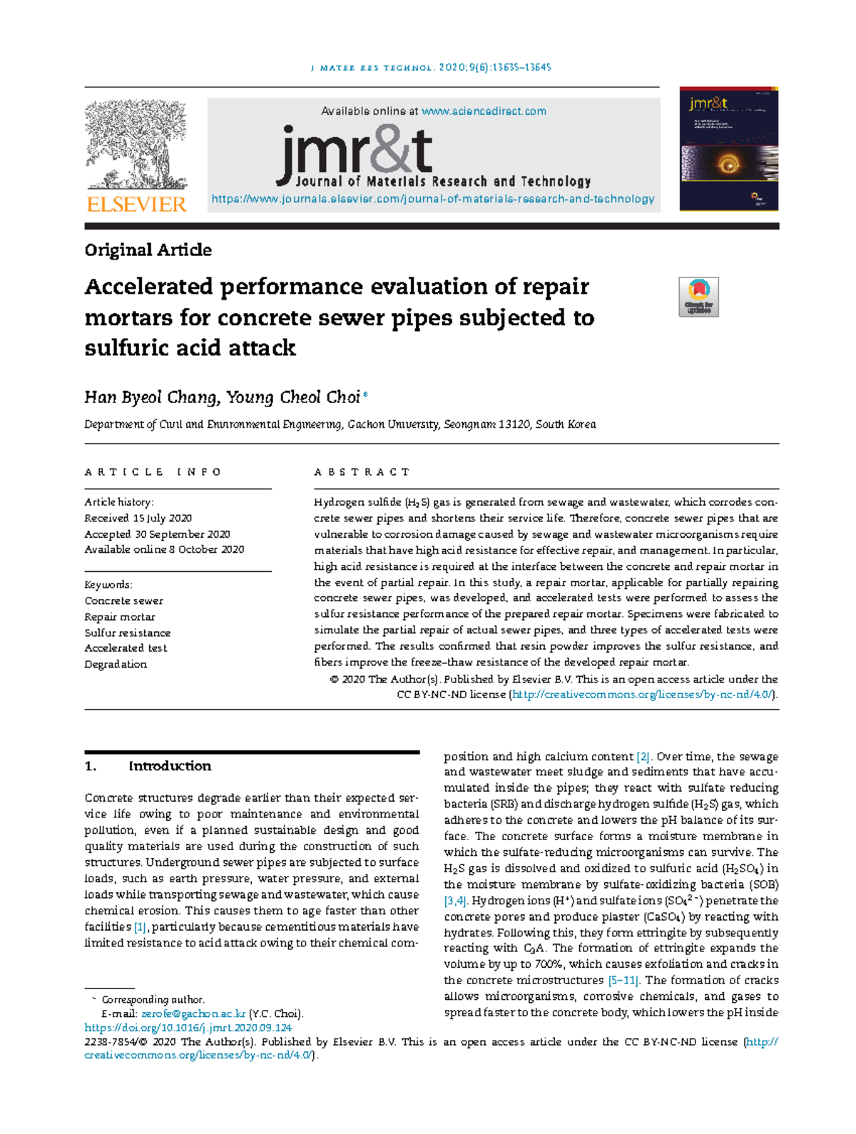 Accelerated performance evaluation of repair morta - - Studocu