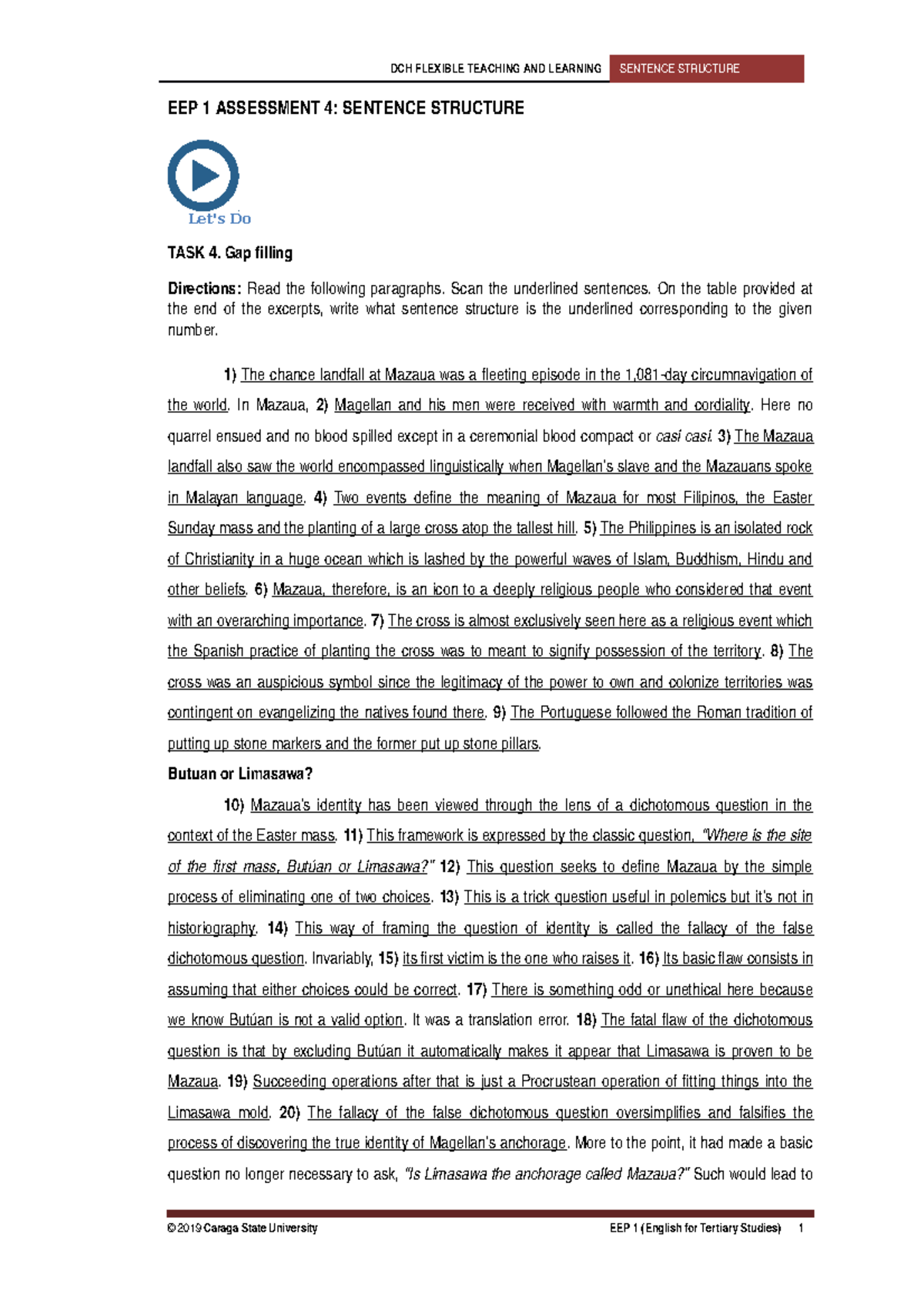 EEP1- Assessment 4 This program enables students to hone their language ...