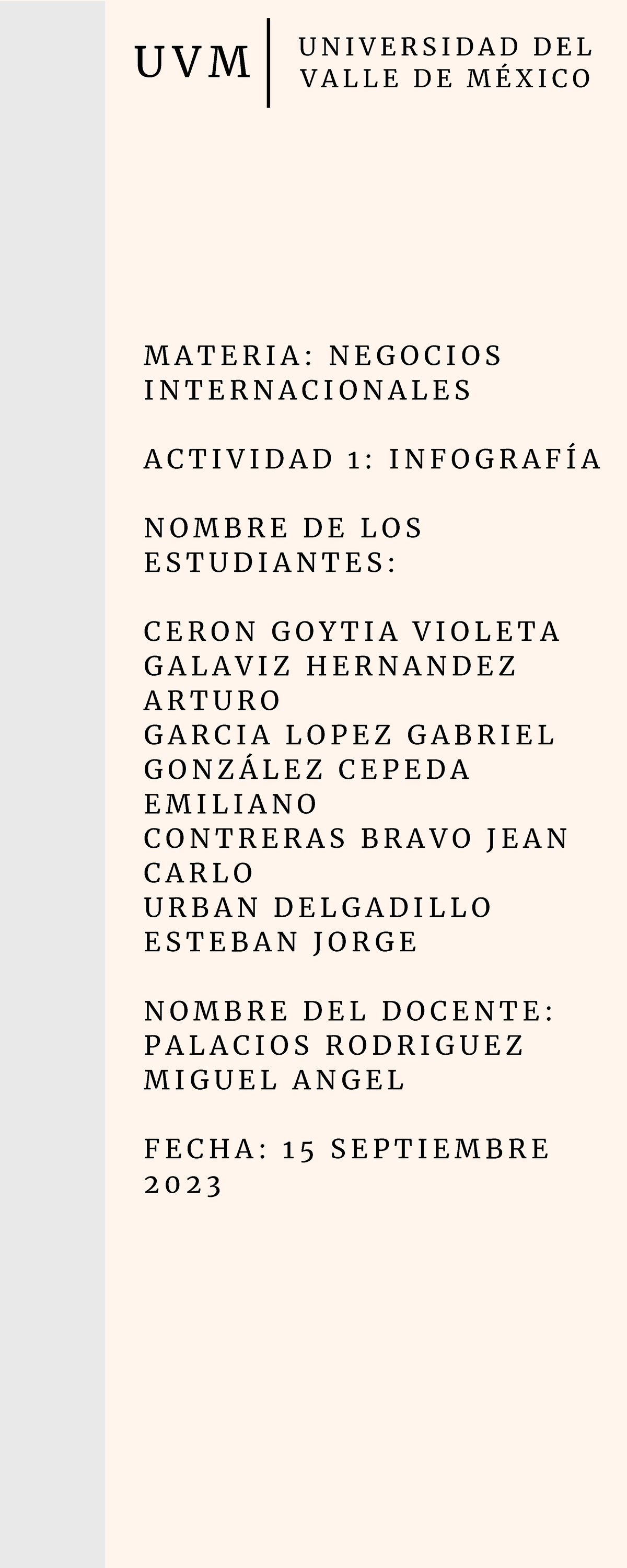 Infografia - Tareas de clase - U V M U N I V E R S I D A D D E L V A L L E D E M É X I C O M A T ...