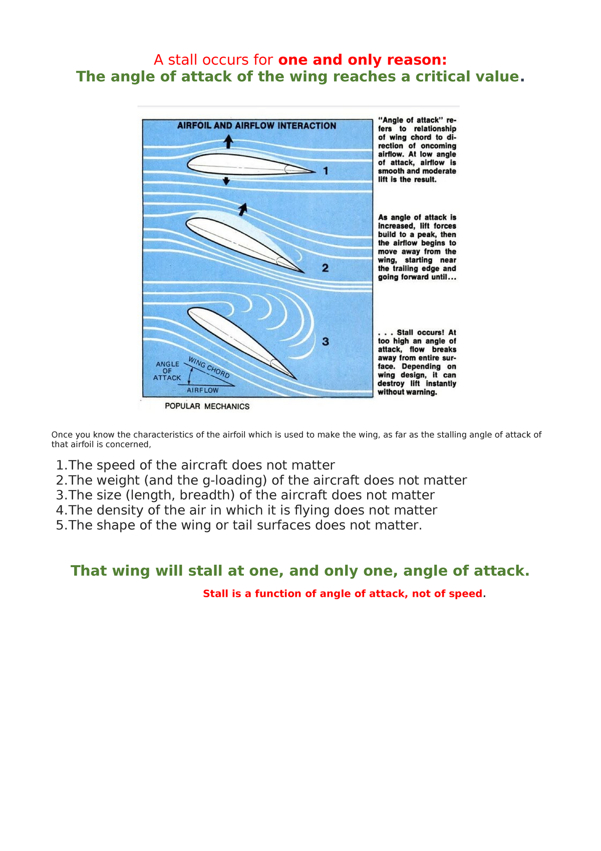 New Microsoft Word Document - A stall occurs for one and only reason ...
