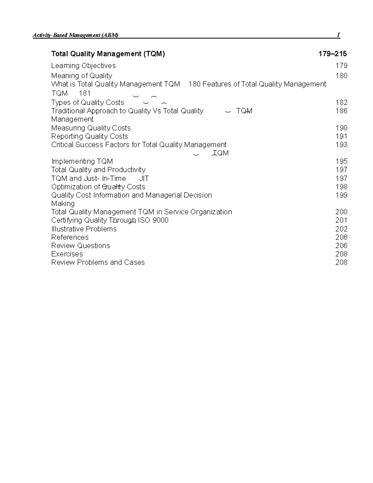 Chpater 5 - chapter 5 - ( ) ( ) ( ) ( ) ( ) ( ) Activity-Based ...