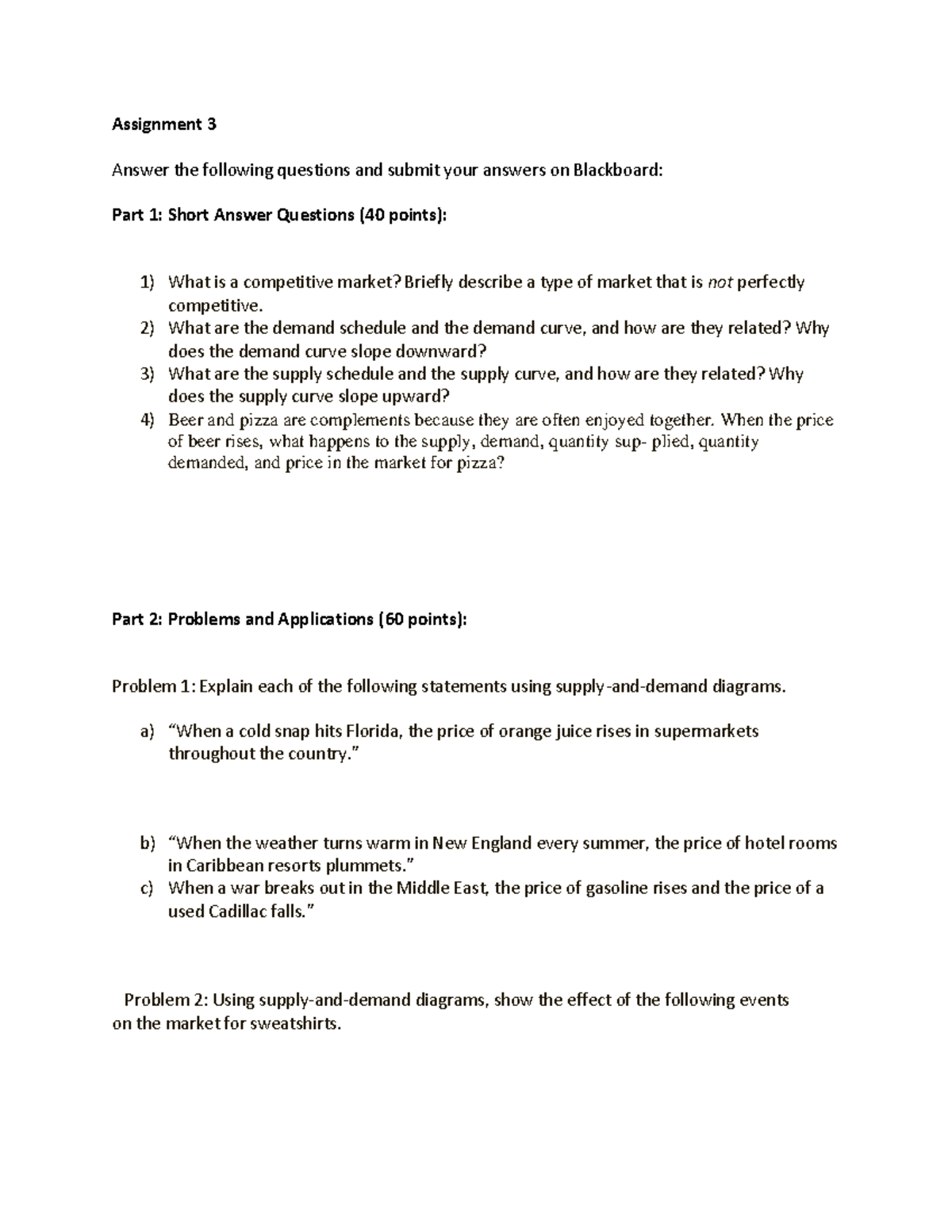 Assignment 3 Spring 2023 Assignment 3 Answer The Following Questions