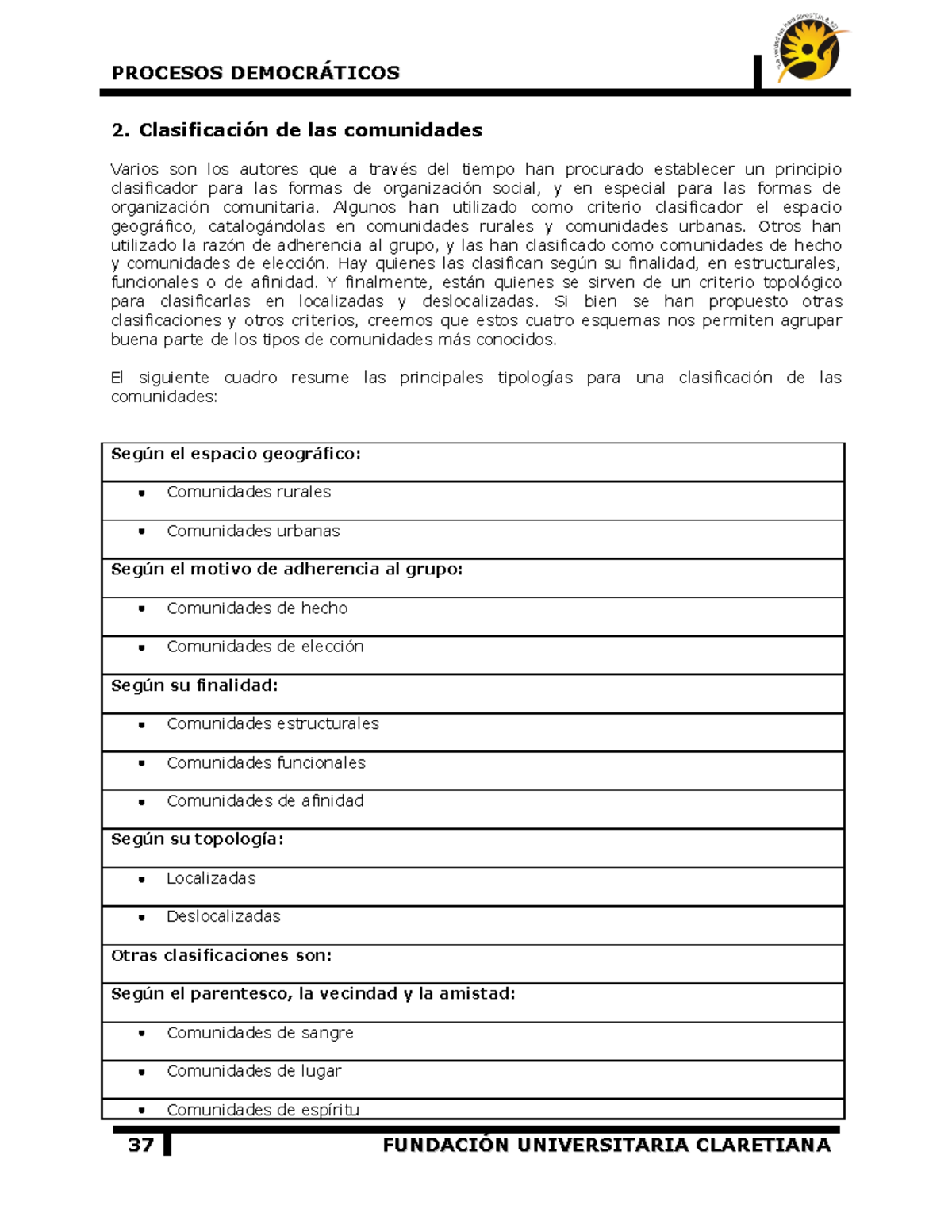 Fucla mdmetodosdeintervencion 1 2009-37-50 - 2. Clasificación de las ...