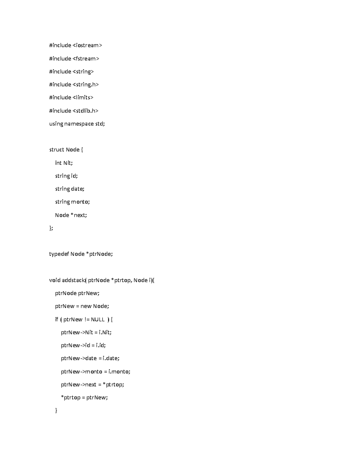 Include 1 - Programacion 3 - #include #include #include #include #include #include using ...