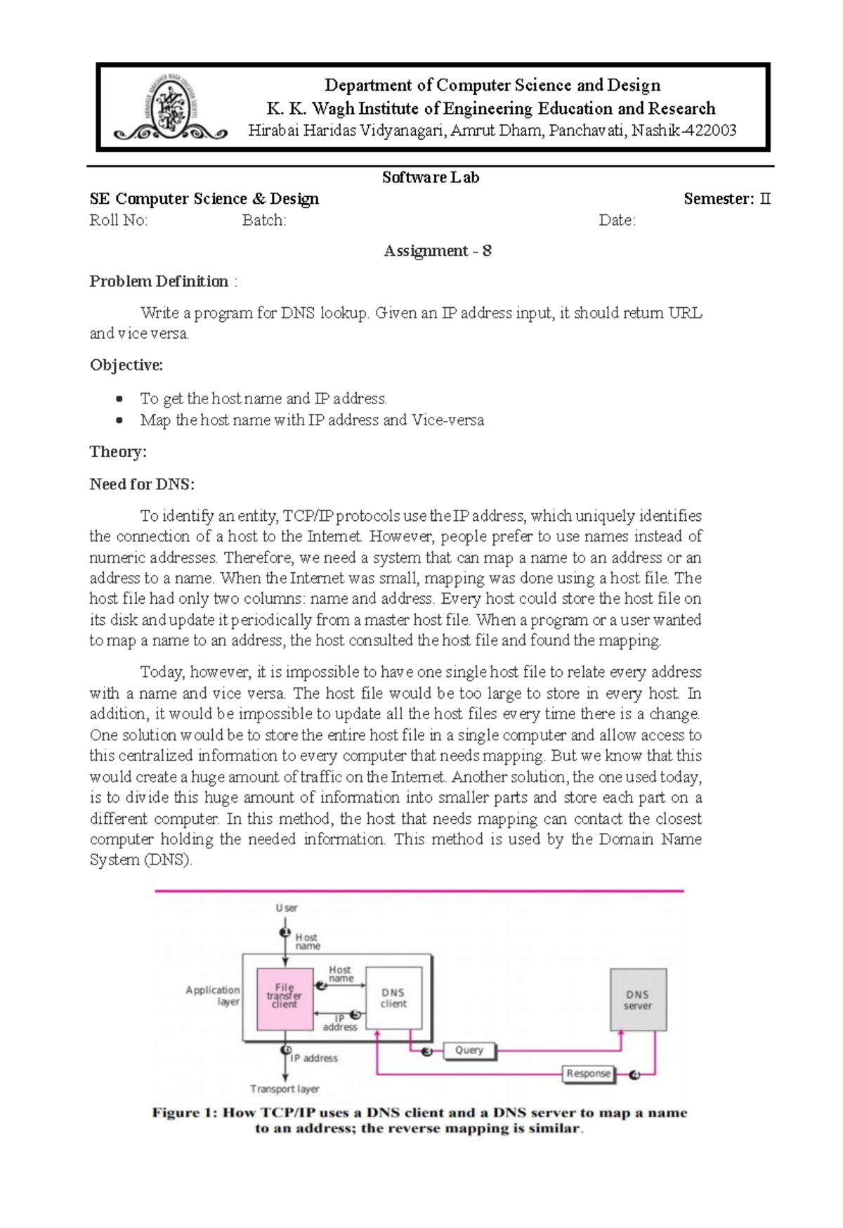 Software managment-8 - Software Lab SE Computer Science & Design ...