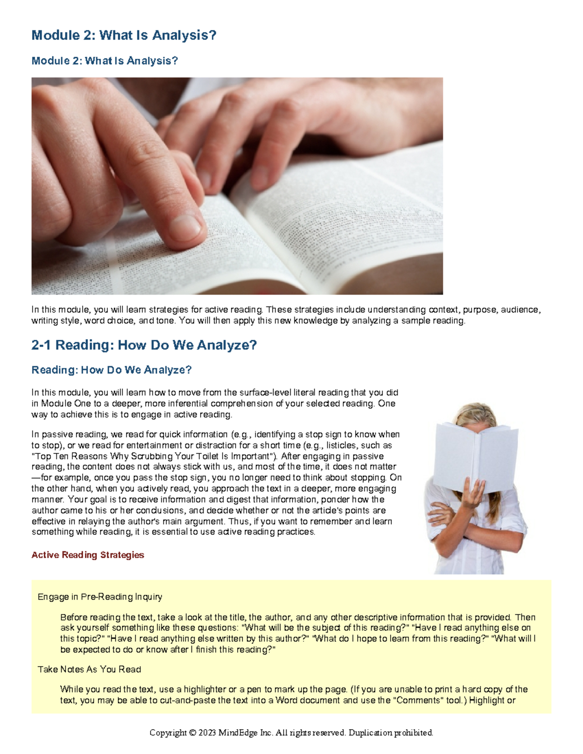 Module 2 What Is Analysis - Module 2: What Is Analysis? Module 2: What ...