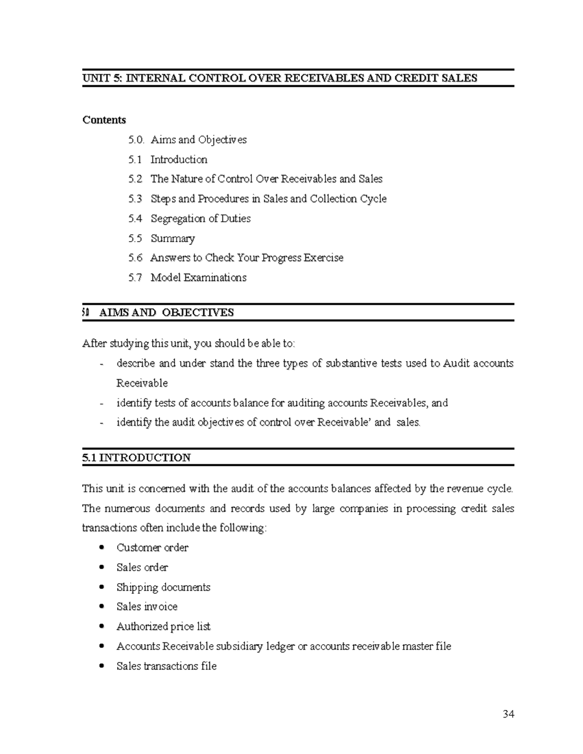 Chapter 5 - audit best accpounting lecture document form accounting and ...