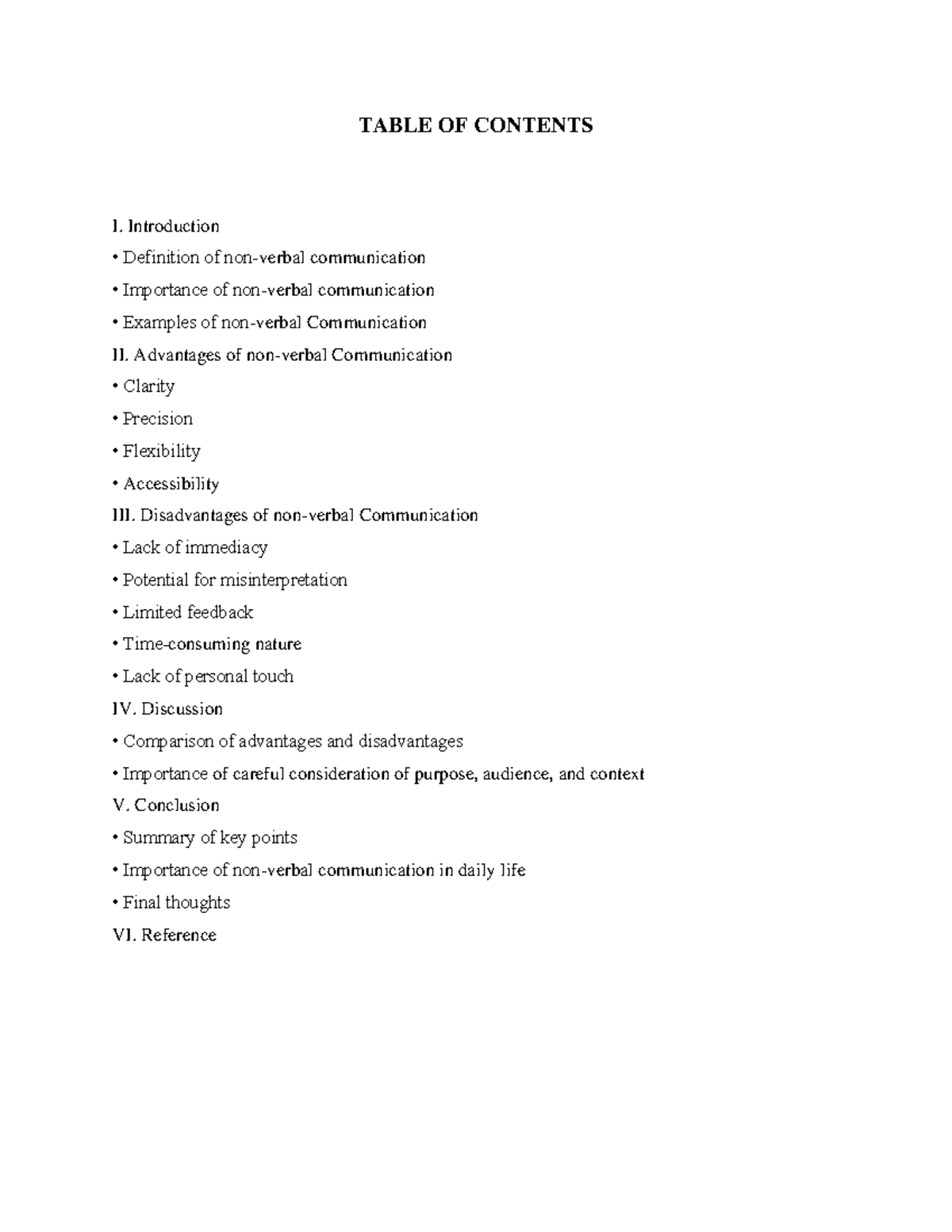 Written Communication-1 merged - TABLE OF CONTENTS I. Introduction ...
