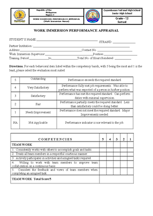 Intrams criteria for judging - Republic of the Philippines Region I ...