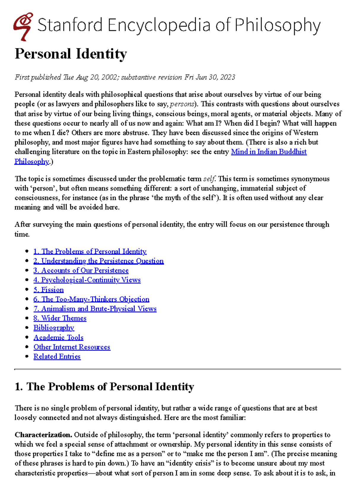 Google - Helpful information - Stanford Encyclopedia of Philosophy ...