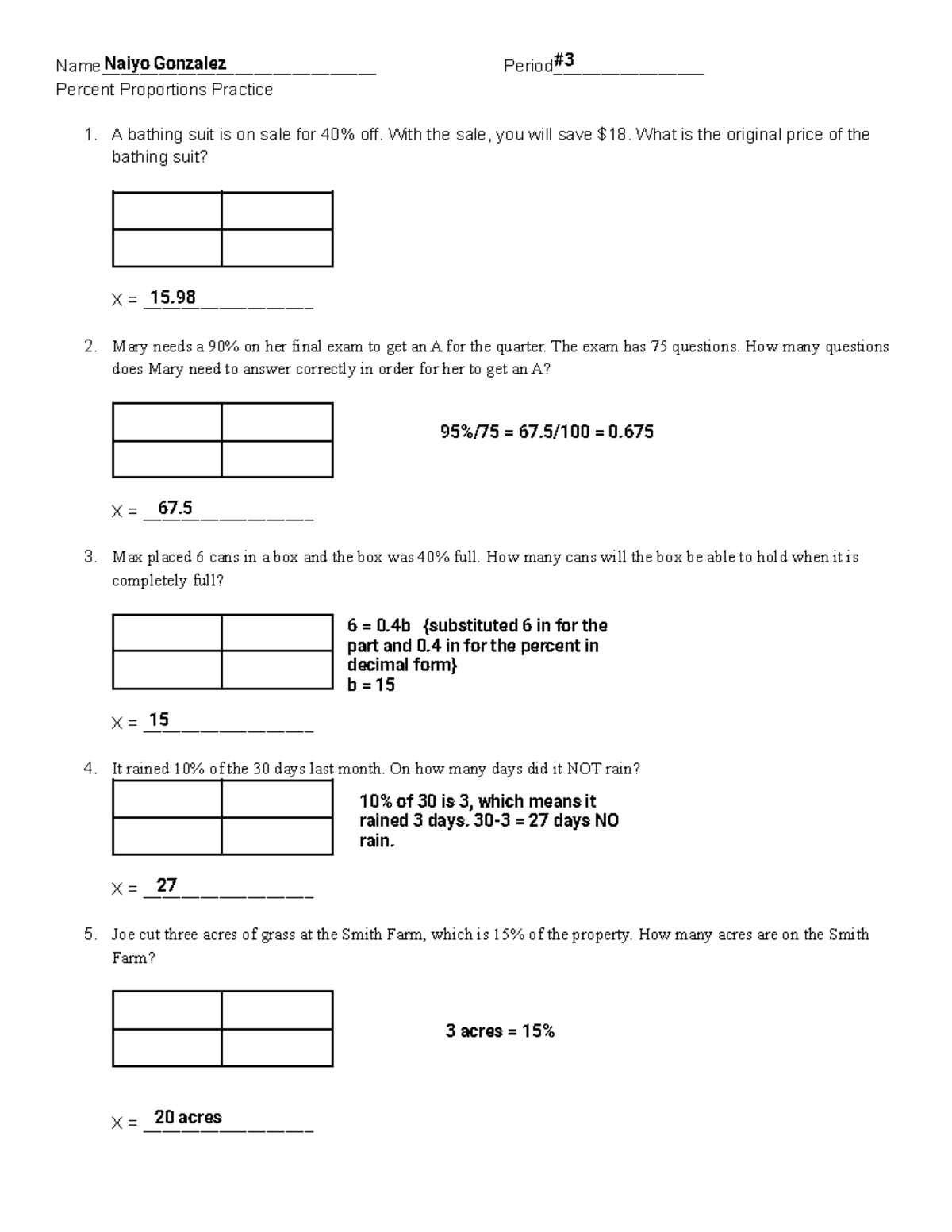 11.05 Percent Proportion Practice 6.5B.docx - Name ...