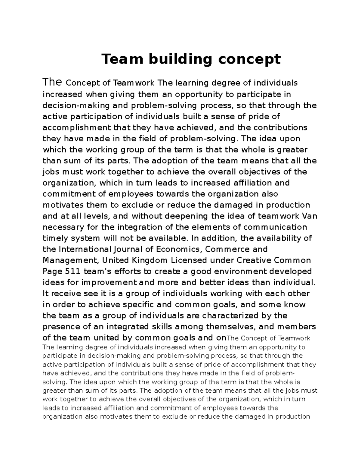 Team Building - title of public sector - Team building concept The ...