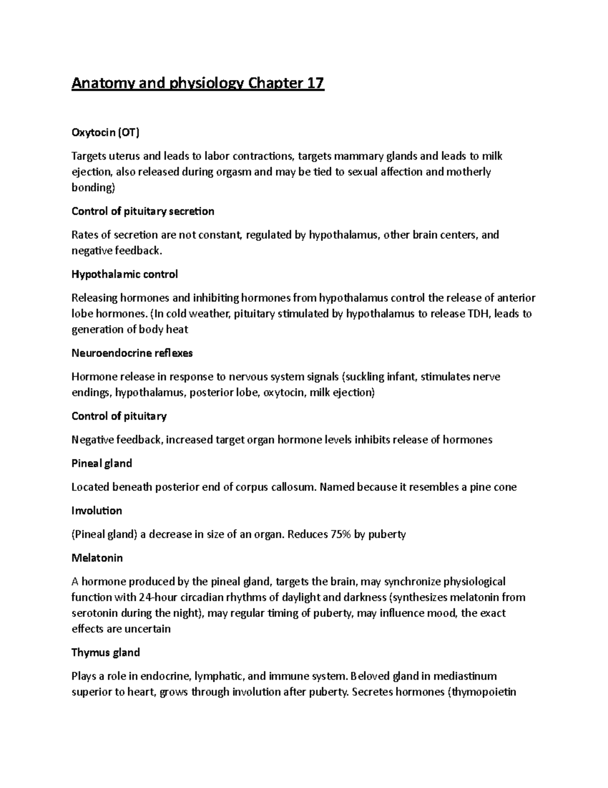 Anatomy and physiology Chapter 17 continued - Anatomy and physiology ...
