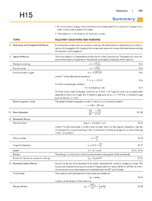 Basic Physics Formula Sheet - PHYS1101 - Studocu