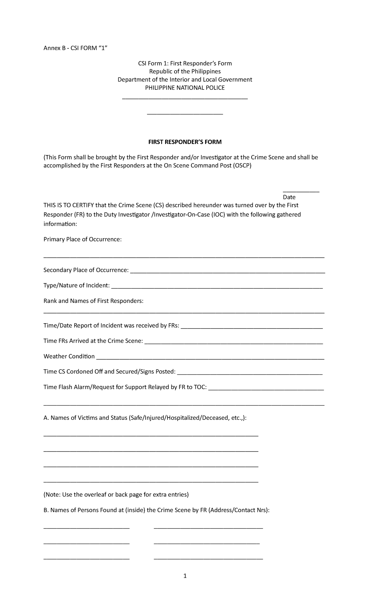 CSI ANNEX FORM Local media 4344657843700805801 - Civil Engineering ...