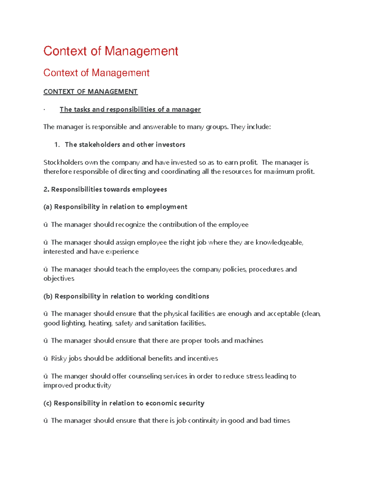 Chapter 3 Context of Management in kenya and - Context of Management ...