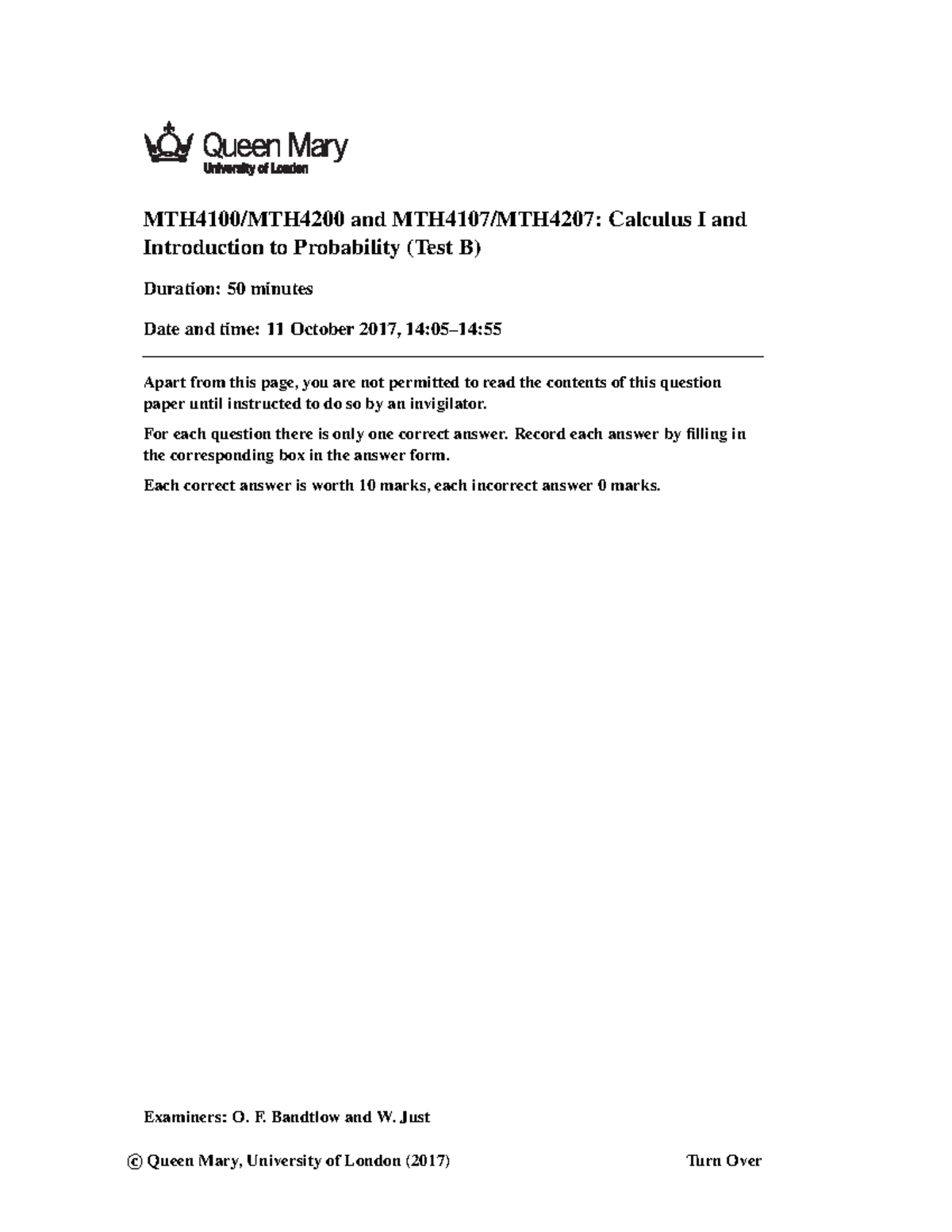 MTH4100 2017-2018 In Term Test B (With Answers) - MTH4100/MTH4200 and ...