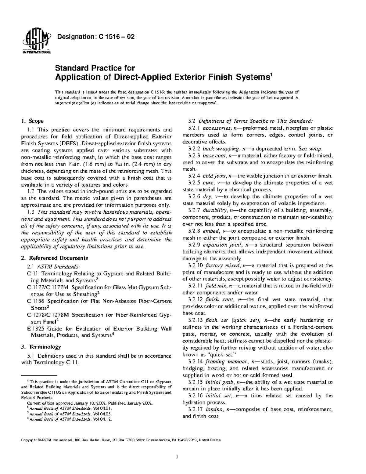 C 1516-02 - Norma ASTM - Designation: C 1516 – 02 Standard Practice for ...