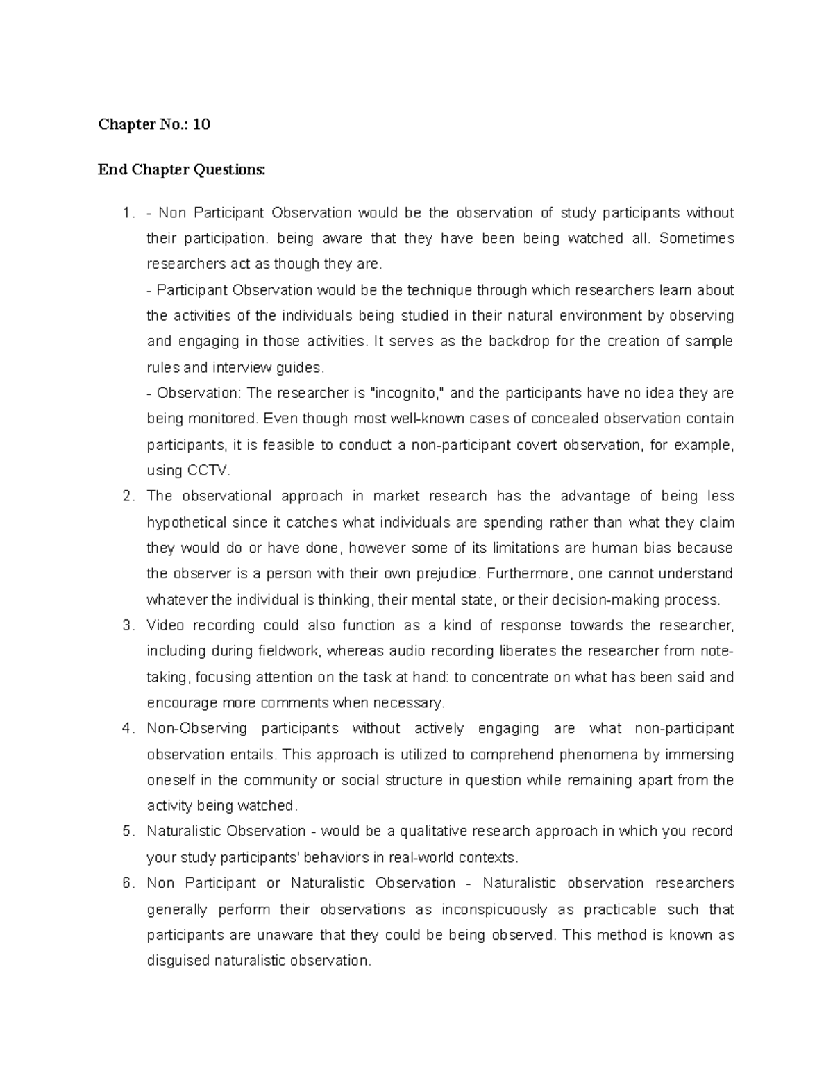 CN10 - END CHAPTER QUESTIONSEND CHAPTER QUESTIONSEND CHAPTER ...