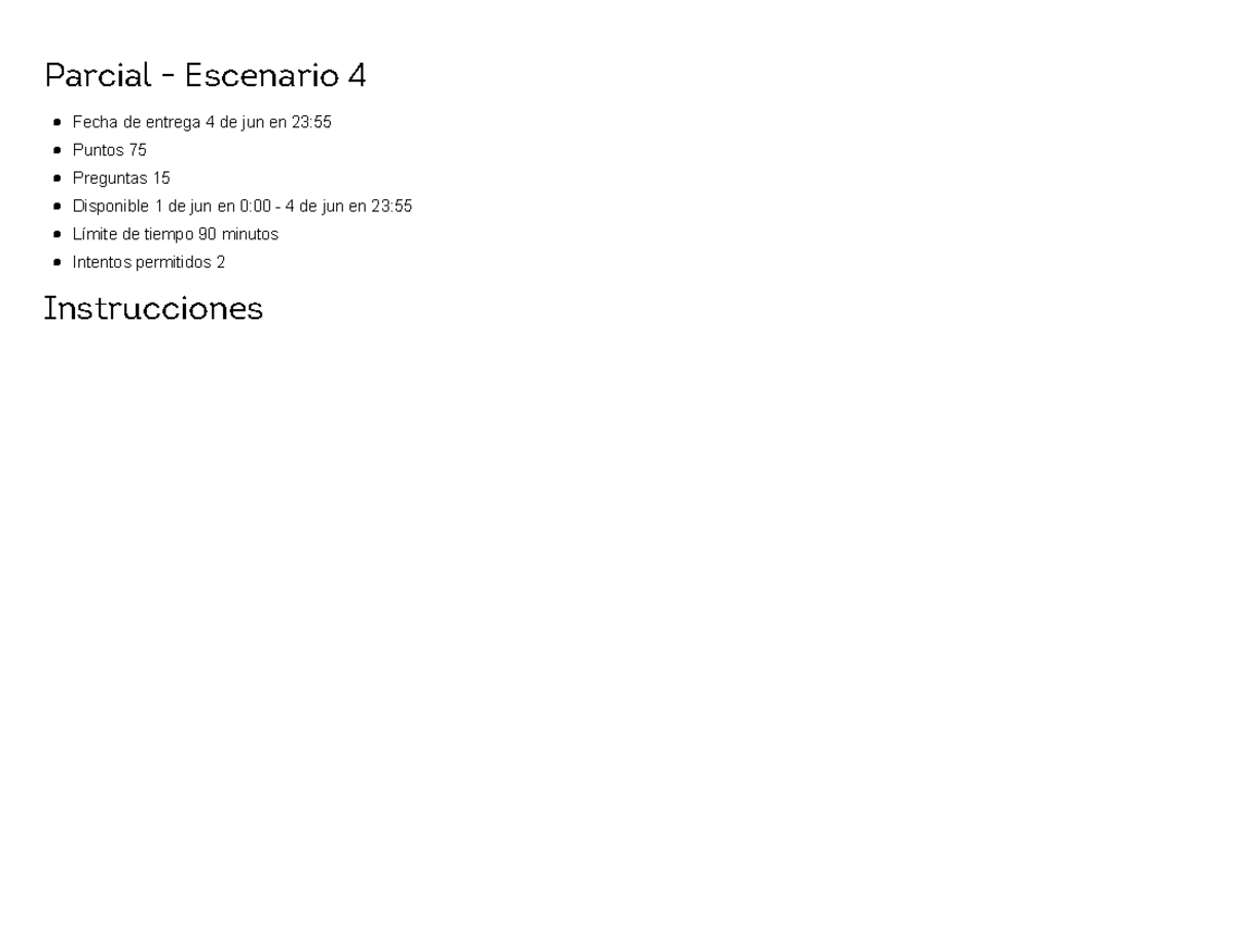 Parcial - Escenario 4 Proceso DE Software Personal - PSP-[ Grupo B01] - Parcial - Escenario 4 ...