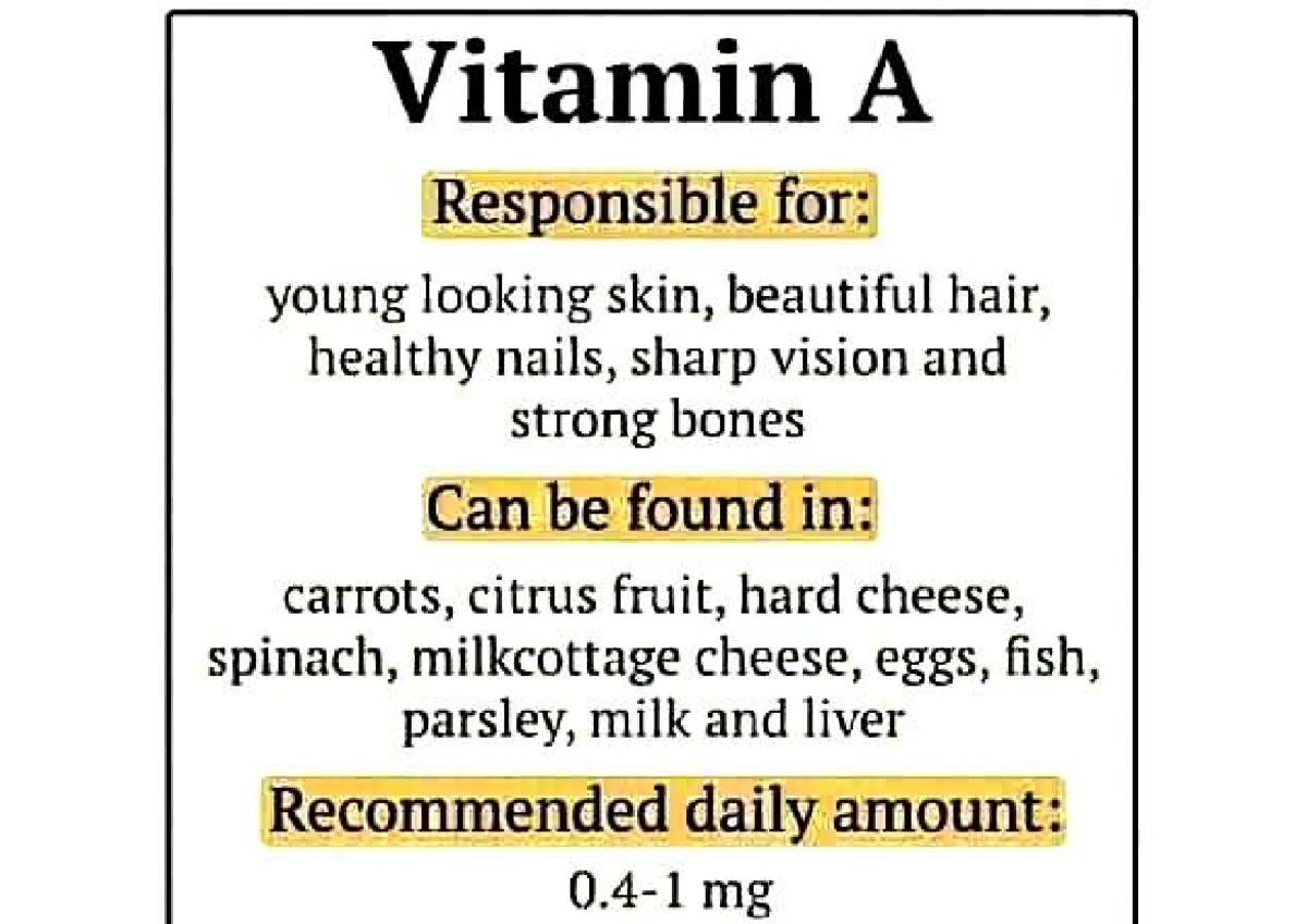 Vitamins notes for nursing students - Bsc Nursing - Studocu