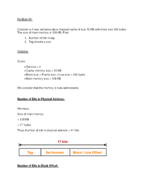 Fully-Associative-Problems - Problem-01: Consider a fully associative ...