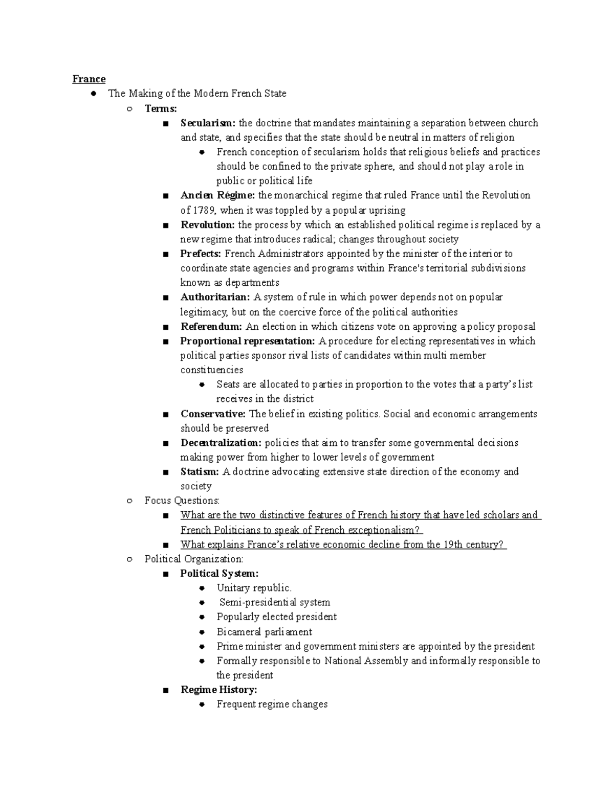 Chapter 3 France - Decentralism Multiparty System Indicative Planning ...
