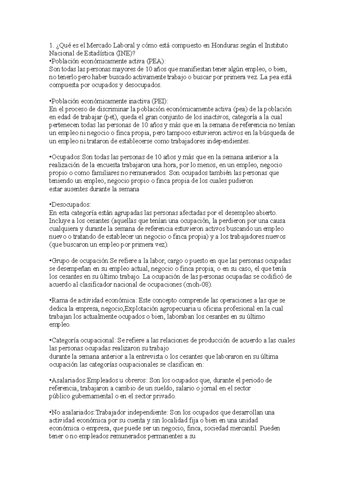 1 - uiij - ¿Qué es el Mercado Laboral y cómo está compuesto en Honduras ...