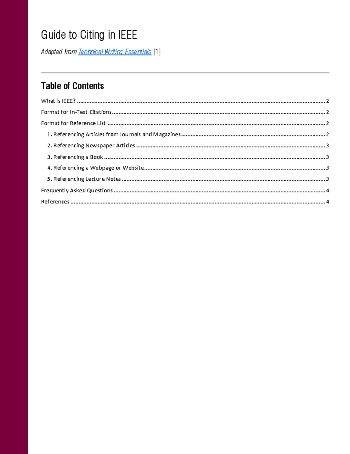 ENG1P13 - Guide to Citing in IEEE - Guide to Citing in IEEE Adapted ...