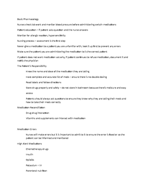 Metoprolol - Medication Sheet - Major Drug Classification(s): Beta ...