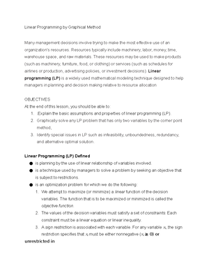 Simplex-Minimization-Method - Linear Programming by Simplex Minimization Method In the previous ...