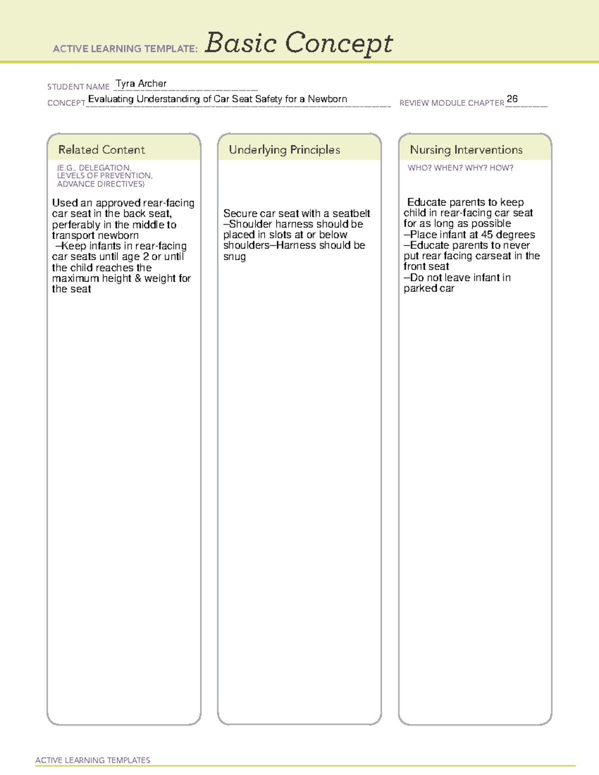 TA MAT FR 1) pdf - FR MAternity practice - N103 - ACTIVE LEARNING ...