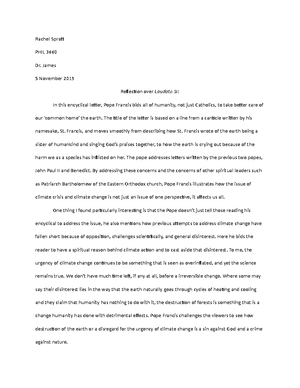 Reflection over Loren Wilkinson Writing - Rachel Spratt PHIL 3660 Dr ...