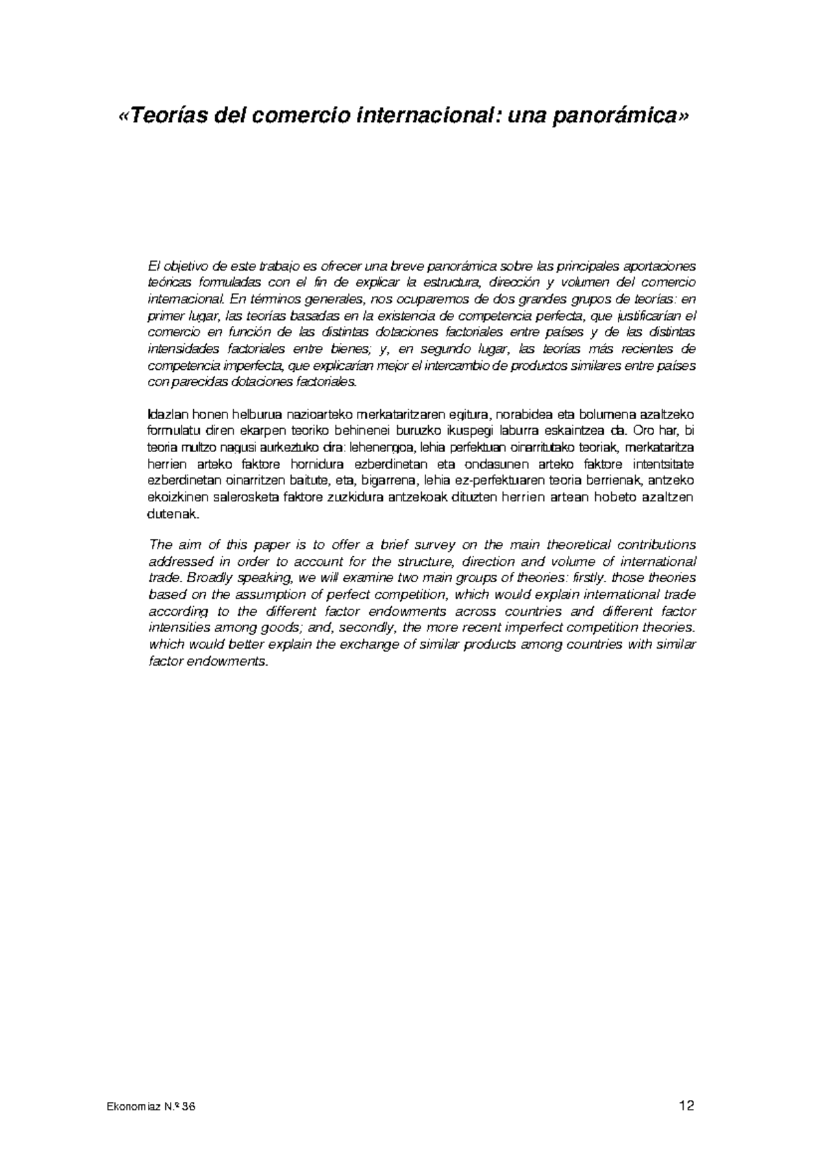 Dialnet-Teorias Del Comercio Internacional- Lectura DE Apoyo - «Teorías ...