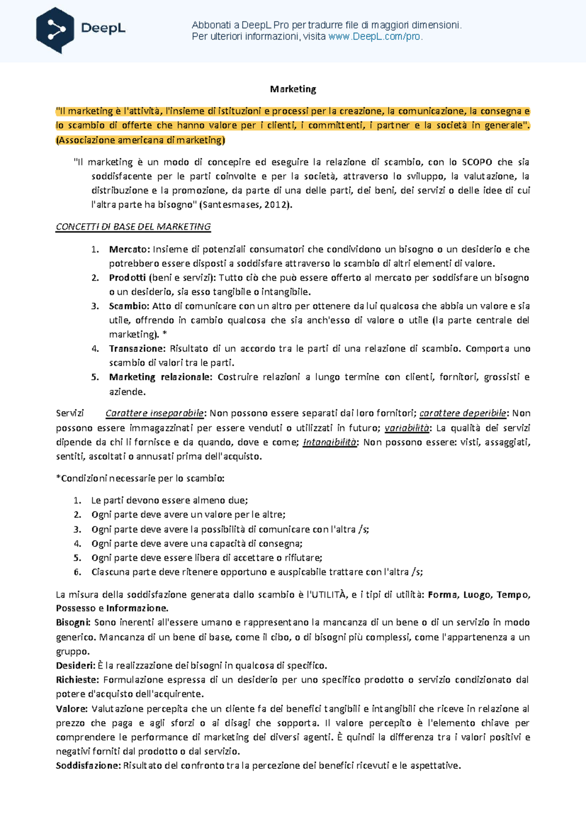 Marketing finale 2 compressed it compressed - Marketing "Il marketing è ...
