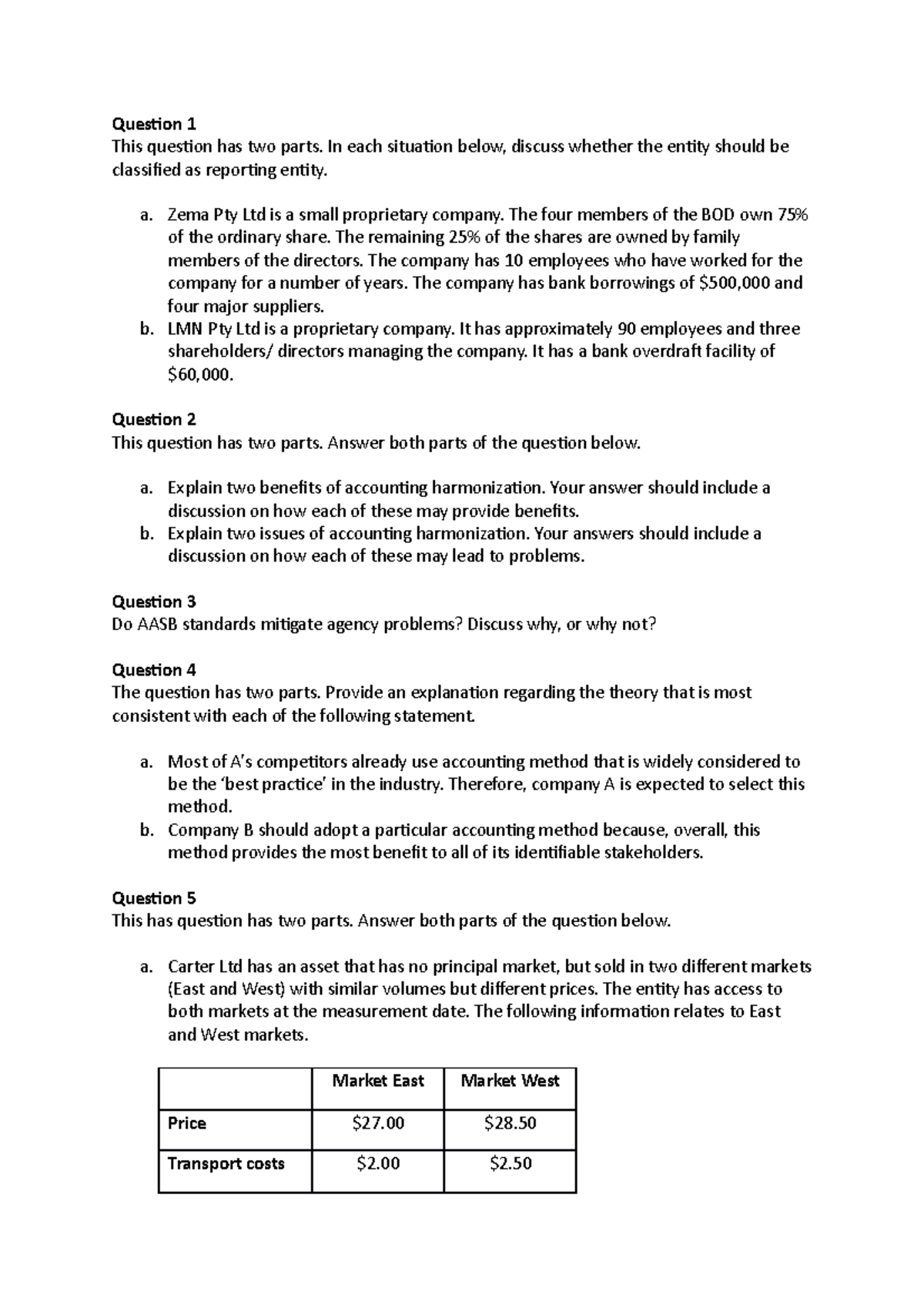 E-MST Practice Questions - Question 1 This question has two parts. In ...